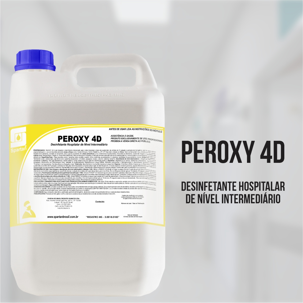 PEROXY 4D - Desinfetante Hospitalar 5LT - Dicril