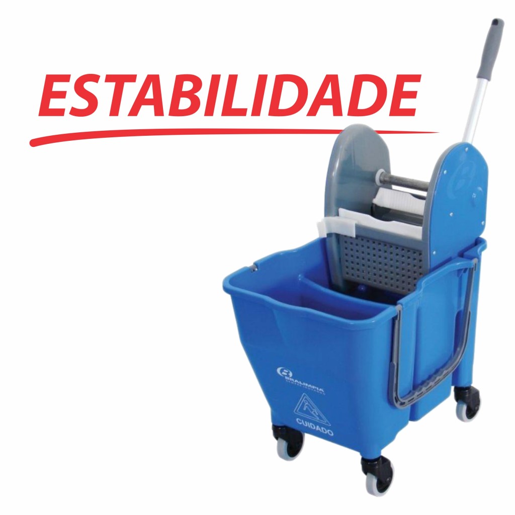 Balde Doblô 30 Litros Azul - Dicril